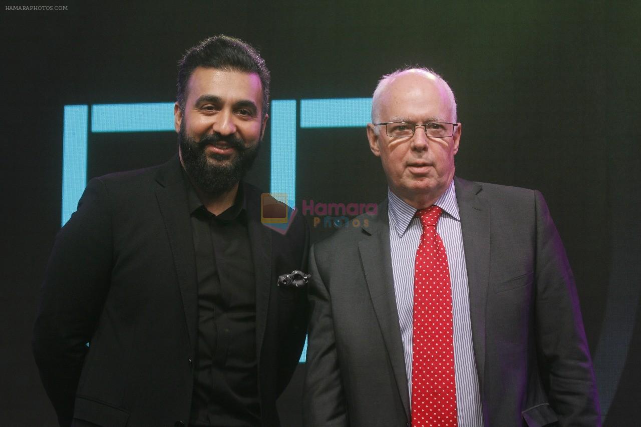 Mr. Raj Kundra & Patrick Nally at Winner Ceremony of Indian Poker League in Mumbai on 18th Nov ...